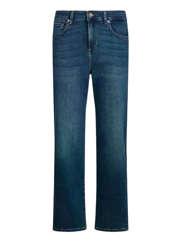 Liu Jo Logo Straight-leg Jeans - Blue
