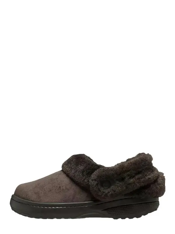 CROCS Faux-fur Lined Clogs - Brown