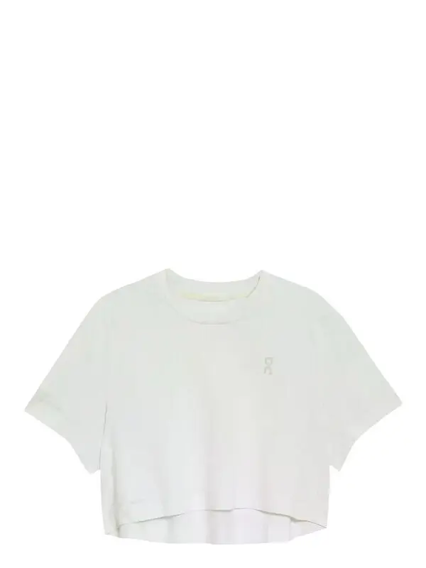 On Train-t Cropped T-shirt - White