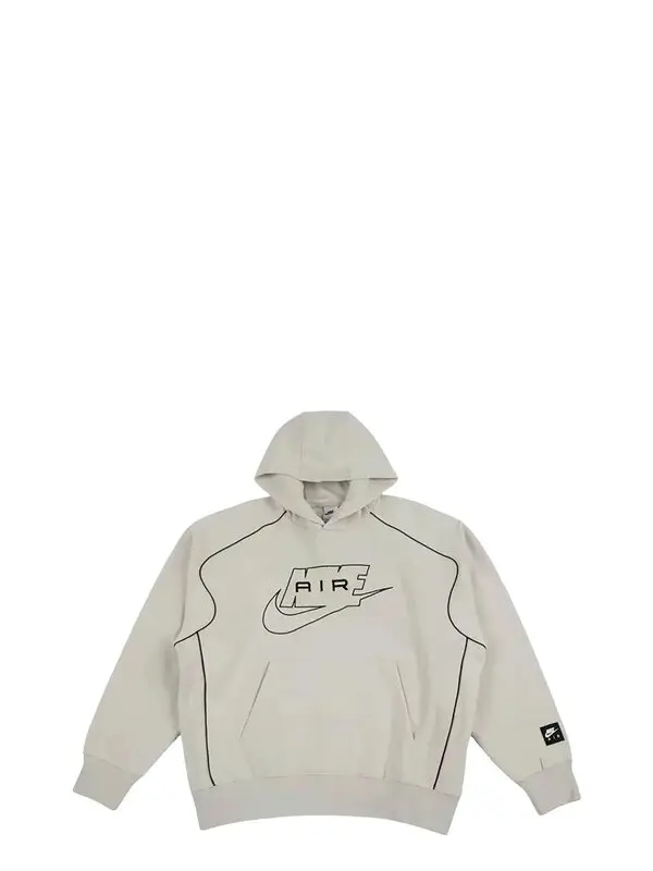Nike Logo-embroidered Hoodie - Neutrals