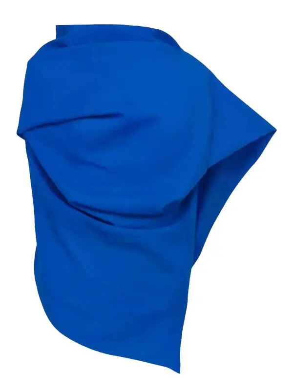 Issey Miyake Draped Top - Blue