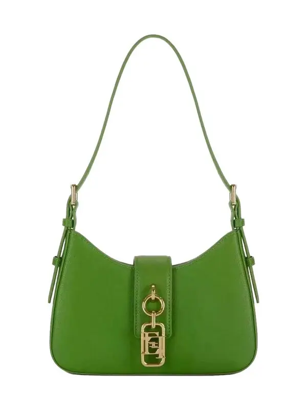 Elisabetta Franchi Buckle Pendant Mini Bag - Green