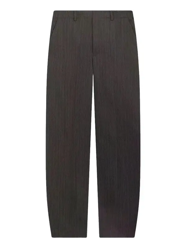 PT TORINO Herringbone Trousers - Brown