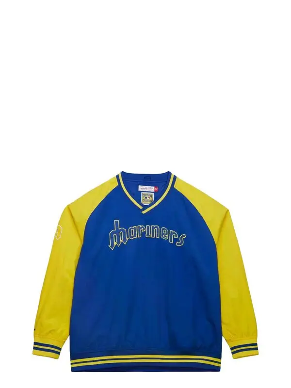 Mitchell & Ness V-neck Sweatshirt - Blue
