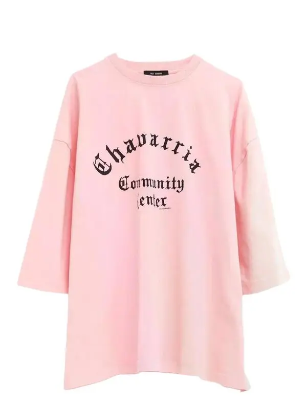 WILLY CHAVARRIA Logo-print T-shirt - Pink