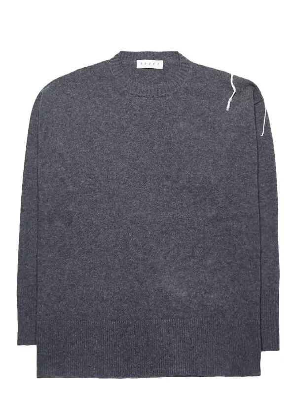 PAURA Thread-detail Sweater - Grey