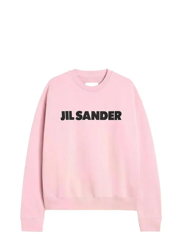 JIL SANDER Crew-neck Sweatshirt - Pink