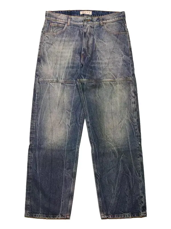 PAURA Sofian Paneled Jeans - Blue