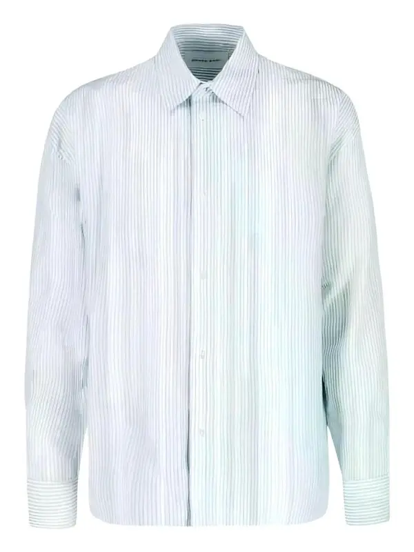 BERNER KUHL Striped Button Shirt - White