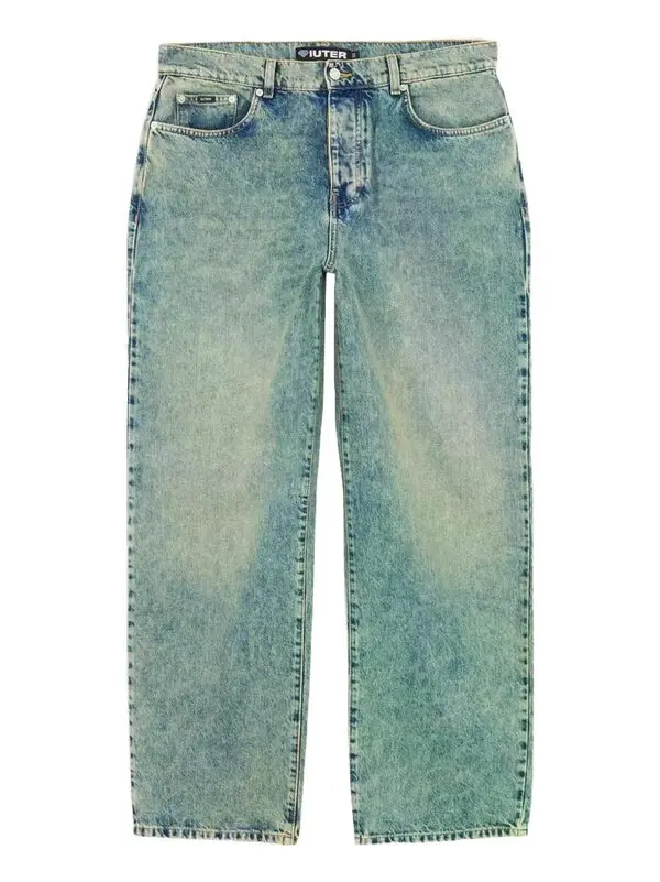 IUTER Baggy Denim Trousers - Blue