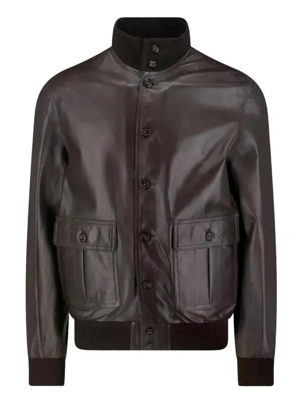 VALSTAR Buttoned Flap-pocket Jacket - Brown