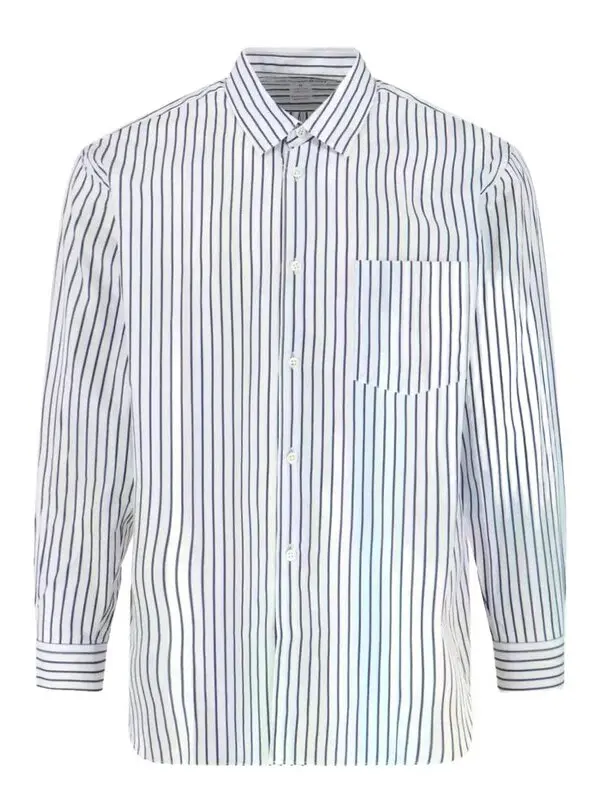 Comme Des Garçons Striped Shirt - White