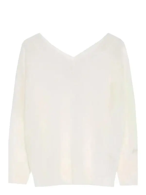 Marella V-neck Knitwear - White