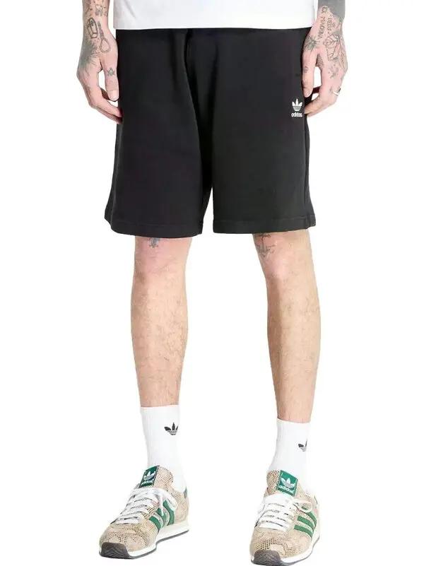 Adidas Trefoil Essentials Track Shorts - Black