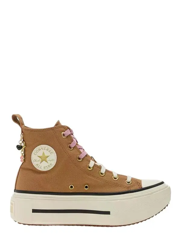 CONVERSE Chuck Taylor All Star Lift Double Stack Platform Charms High-top Sneakers - Brown
