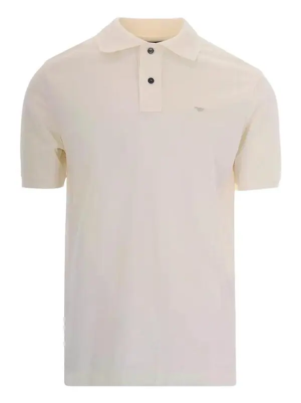 Emporio Armani Slim-fit Piqué Polo Shirt - Neutrals