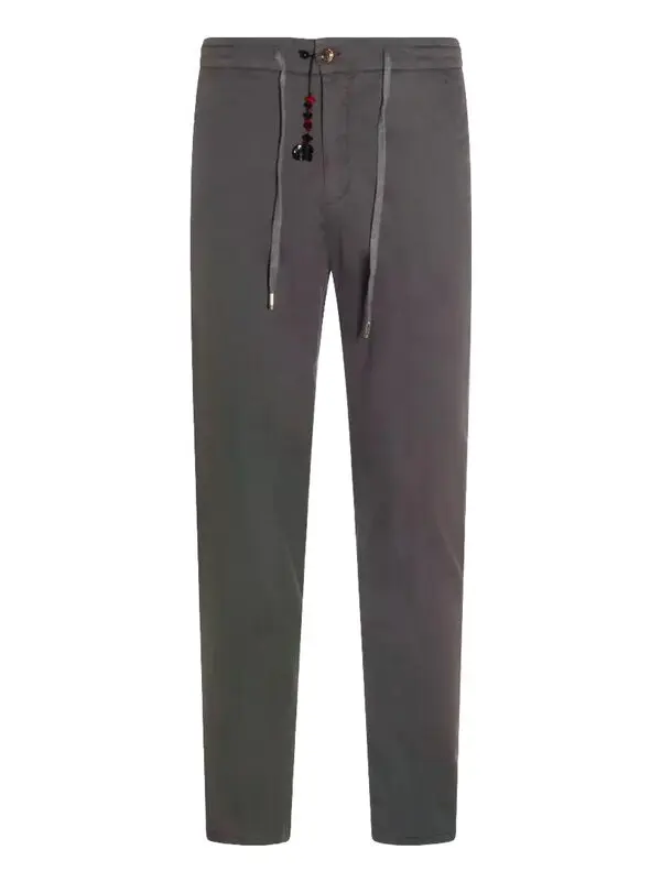 Marco Pescarolo Drawstring Trousers - Grey