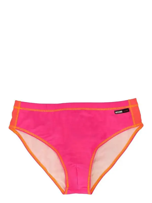 Moschino Colour-block Trunks - Pink