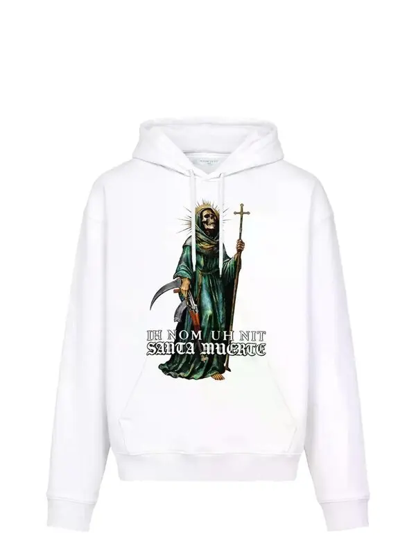 IH NOM UH NIT Graphic-print Hoodie - White