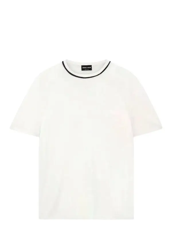 Giorgio Armani Ringer T-shirt - White