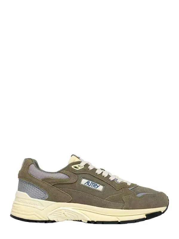 AUTRY Hyperway Low Suede Sneakers - Green