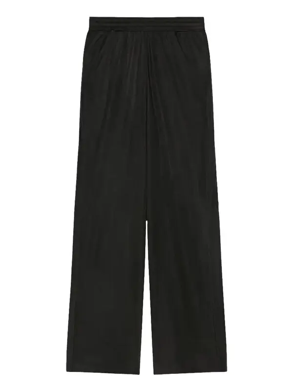 Givenchy Elastic-waist Wide-leg Trousers - Black