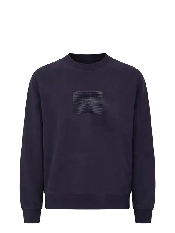 Armani Exchange Logo Detail Sweatshirt - Blue