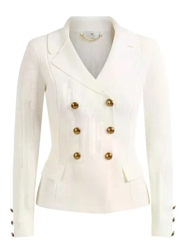 Elisabetta Franchi Double-breasted Blazer - Neutrals