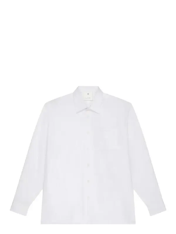Givenchy Long-sleeve Pocket Shirt - White