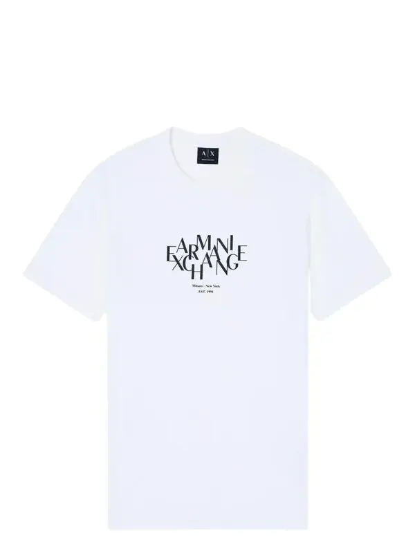 Armani Exchange Logo-print T-shirt - White
