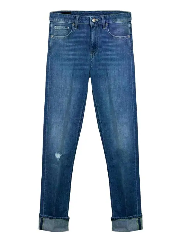 DONDUP Cuffed Denim Jeans - Blue