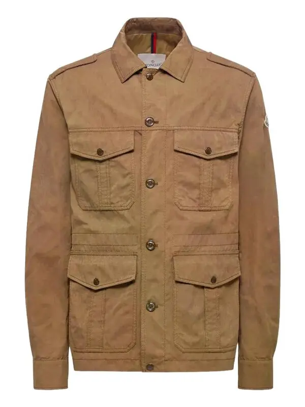 Moncler Amnicon Button-up Jacket - Neutrals