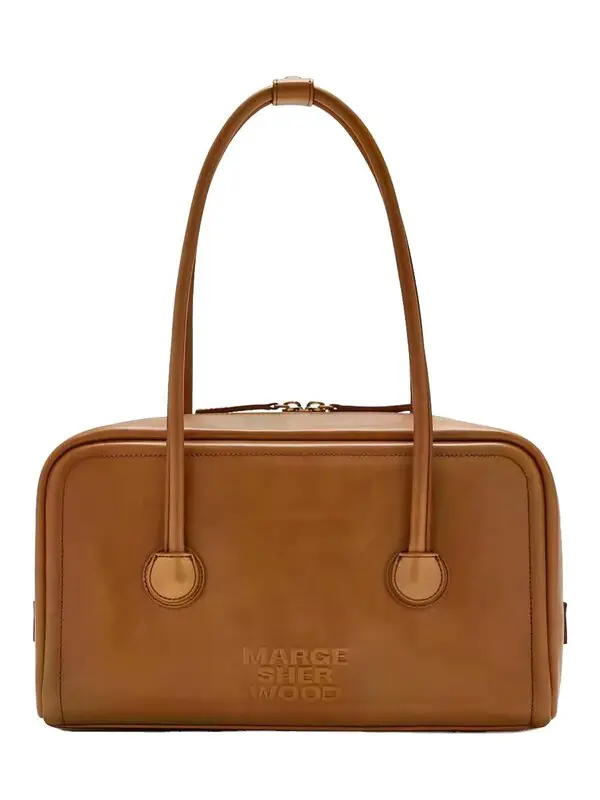 MARGESHERWOOD Leather Shoulder Bag - Brown