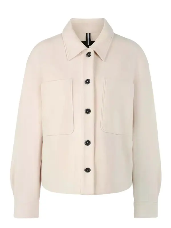 MARCCAIN Tigermania Button-up Cotton Jacket - Neutrals