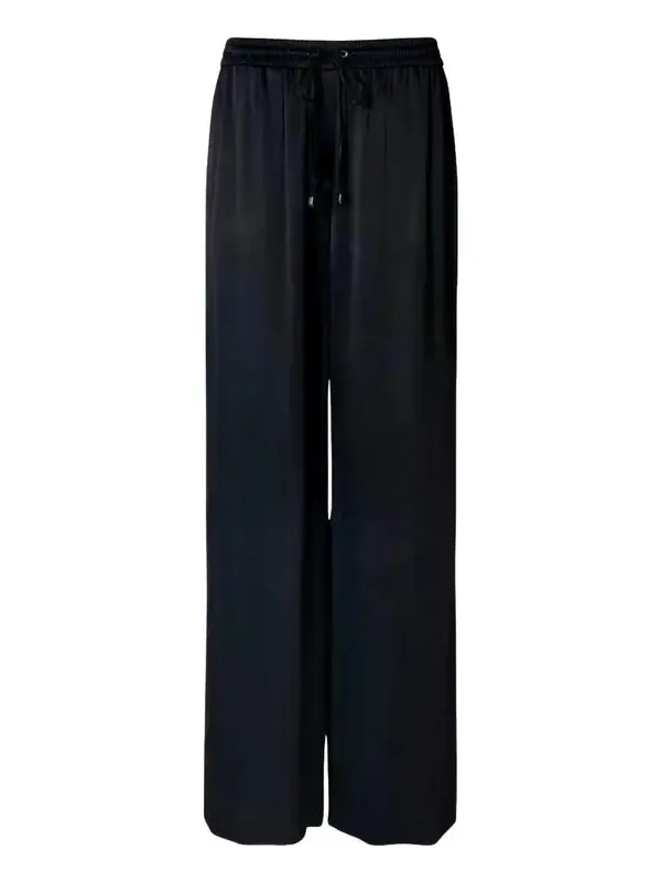 BOSS Elastic-waist Straight Trousers - Blue