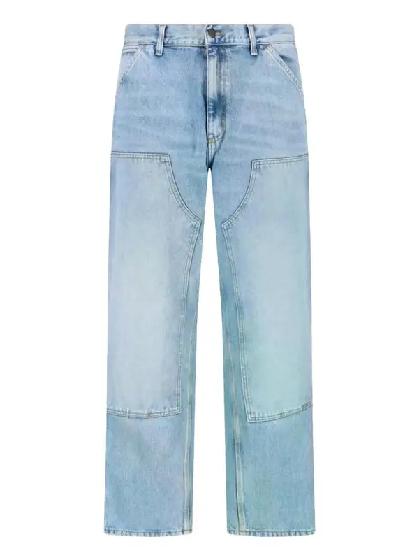 Carhartt Work In Progress Double Knee Belt-loop Jeans - Blue