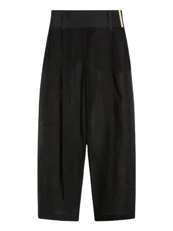 Sportmax Spsfavetta Panel-detail Trousers - Black