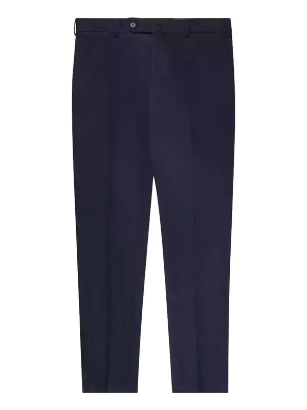 SLOWEAR Slim-fit Tailored Trousers - Blue