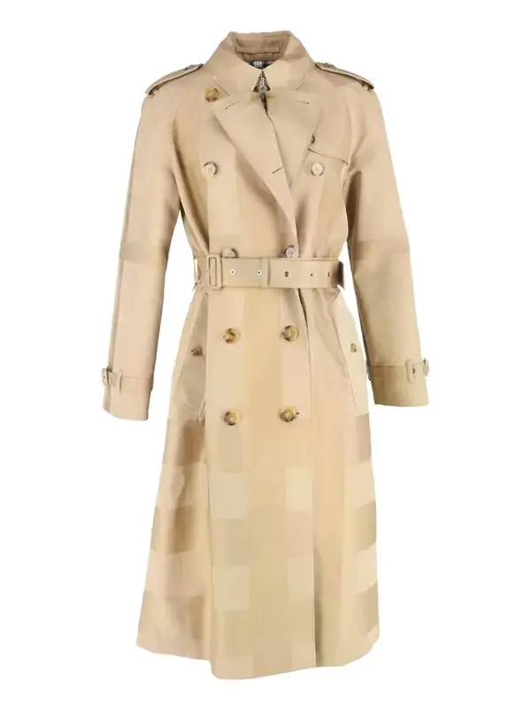 Burberry Waterloo Checked Trench Coat - Neutrals