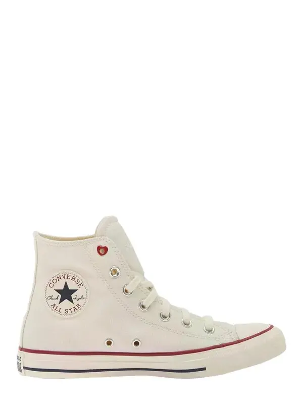 CONVERSE Heart Embellished High-top Sneakers - Neutrals