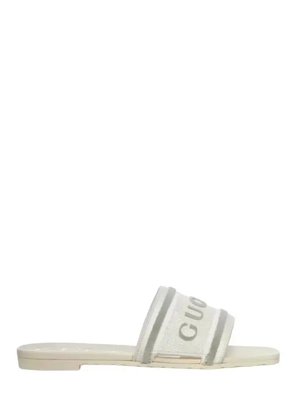 Gucci Logo-detail Sandals - Neutrals