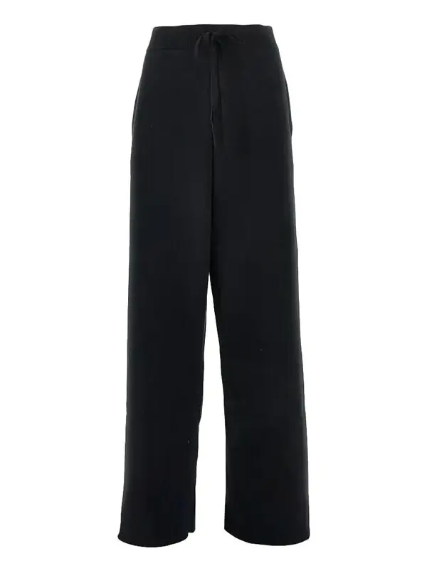 ENTIRE STUDIOS Drawstring Track Pants - Black