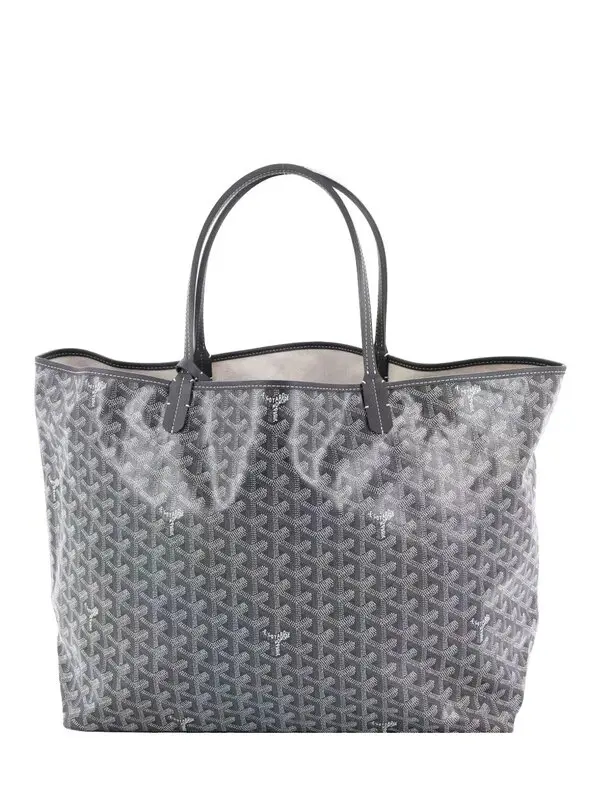 Goyard Saint Louis Coated Canvas Gm Tote Bag - Grey