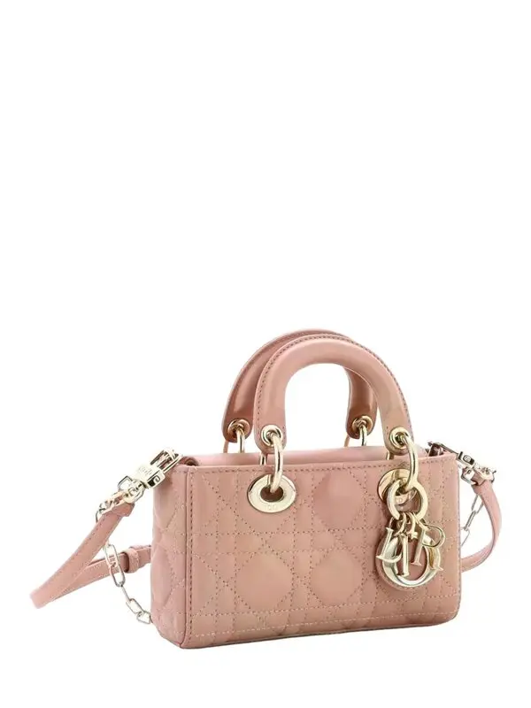 Dior Lady D-joy Cannage Micro Satchel - Neutrals