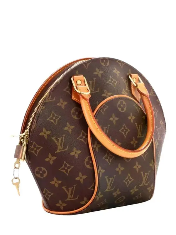 LOUIS VUITTON Ellipse Bag Monogram Canvas Pm Satchel - Brown