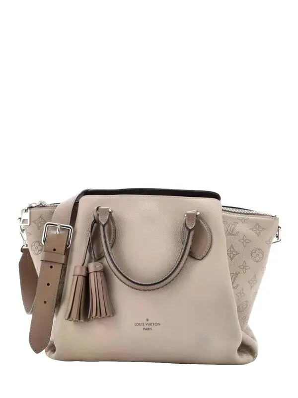 LOUIS VUITTON Haumea Mahina Leather Satchel - Neutrals