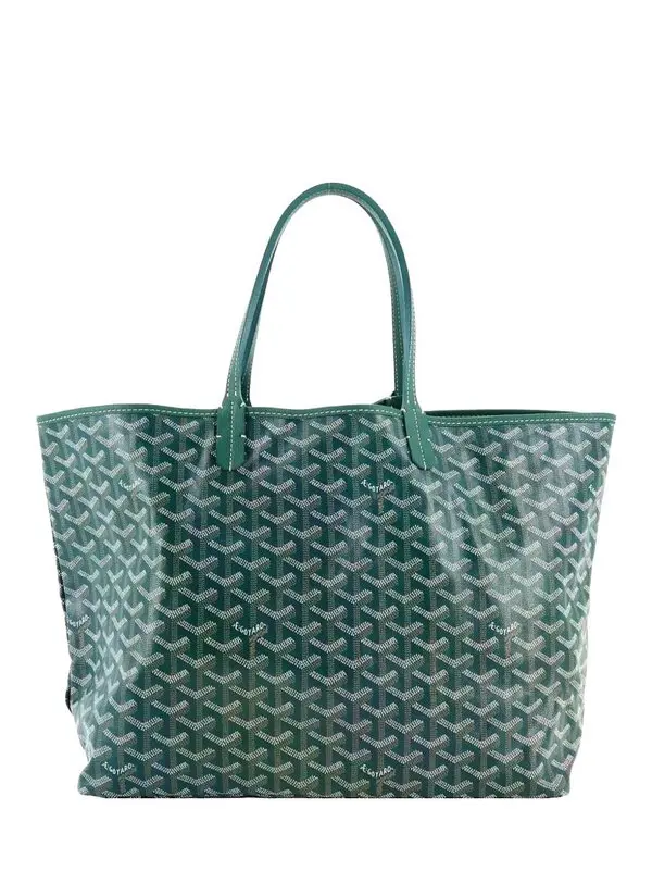 Goyard Saint Louis Coated Canvas Pm Tote Bag - Green