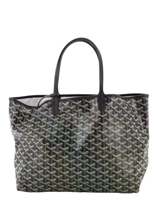 Goyard Saint Louis Coated Canvas Pm Tote Bag - Black