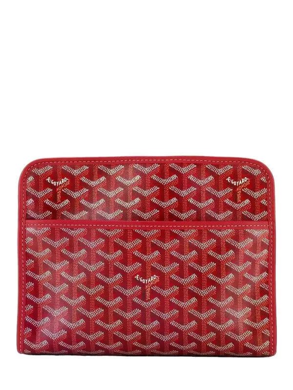 Goyard Jouvence Toiletry Pouch Coated Canvas Mm - Red