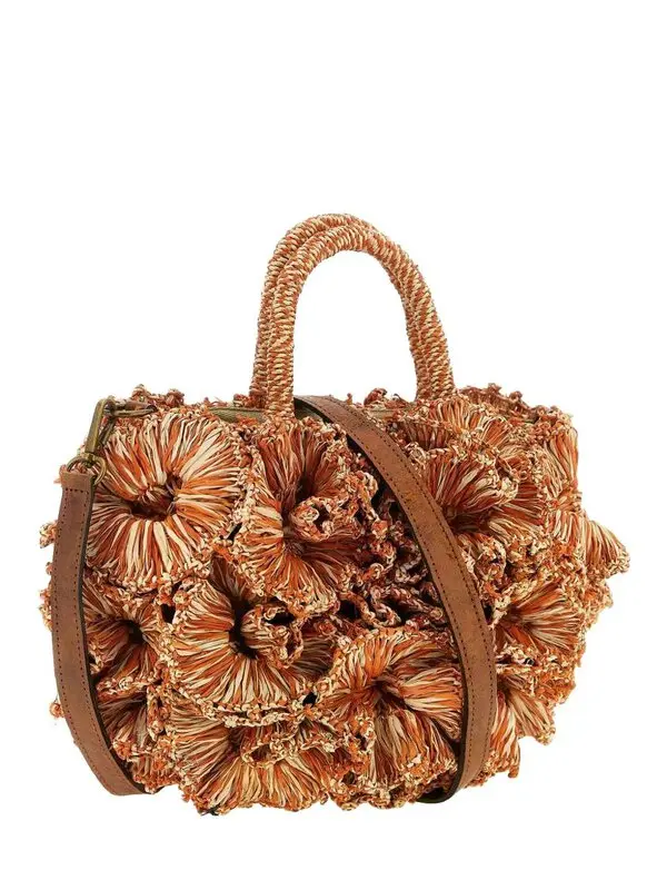 IBELIV Raffia Tote Bag - Brown